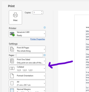 What does collate mean when printing? | Toner Giant